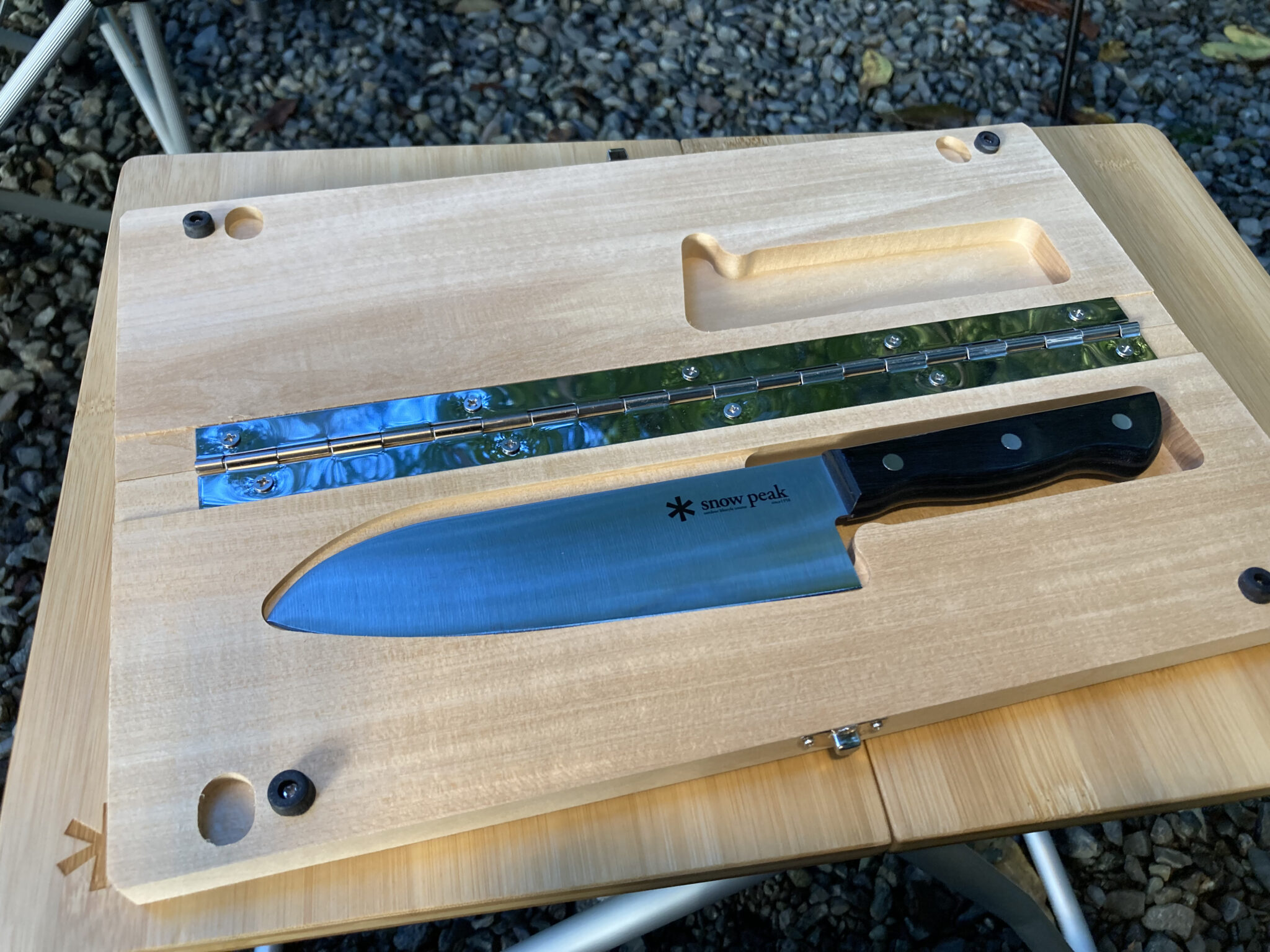 スノーピーク まな板セット/МとLのサイズ感は？使って解ったメリット デメリットをレビュー - 楽ちん！快適！ 家族キャンプ